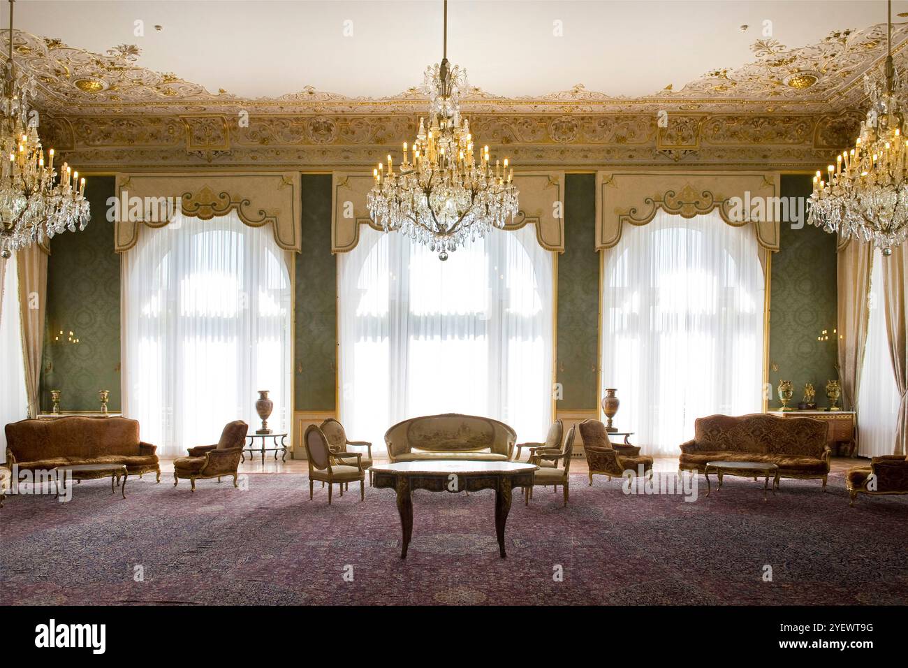 Iran. Tehran. Saad Abad Palace Complex. Mellat Palace Stock Photo - Alamy
