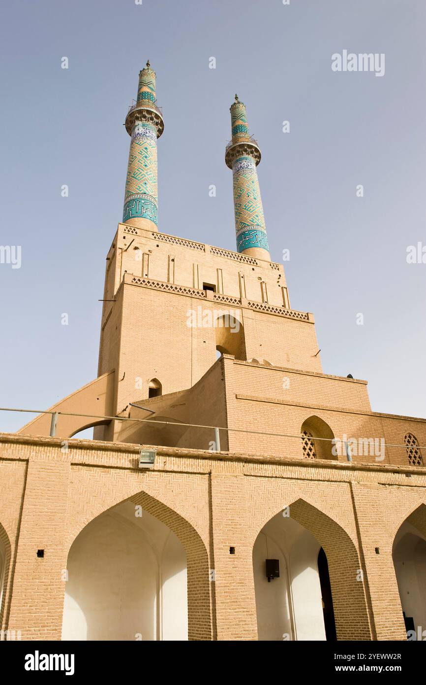 Iran. Yazd. Friday Mosque Stock Photo - Alamy