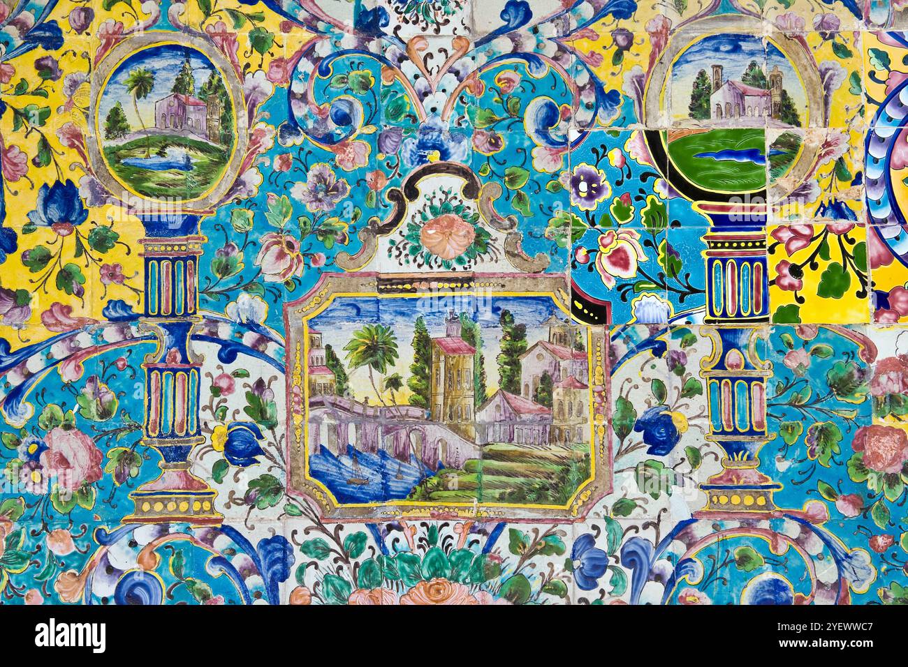 Iran. Tehran. Golestan Palace. Decoration Stock Photo - Alamy