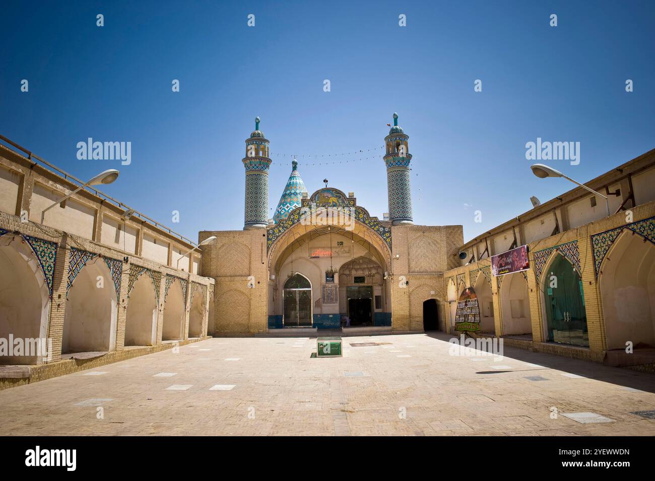 Iran. Kashan. Old Mosque Stock Photo - Alamy