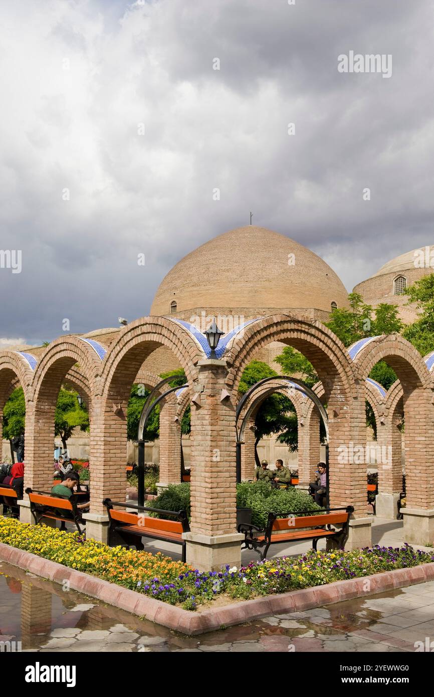 Iran. Tabriz. Blue Mosque Stock Photo - Alamy