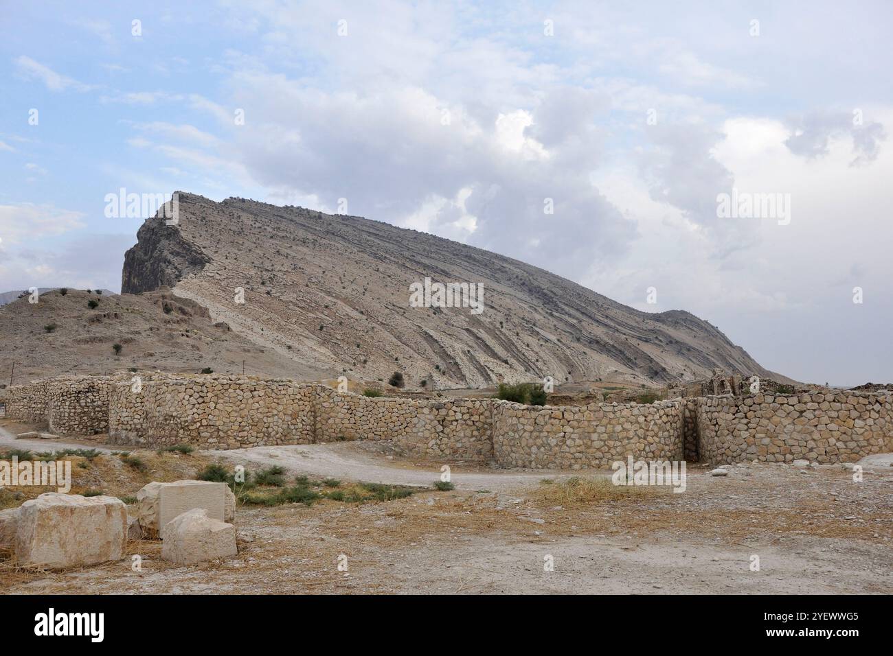 Iran. Bishapur. Fire Temple Stock Photo - Alamy