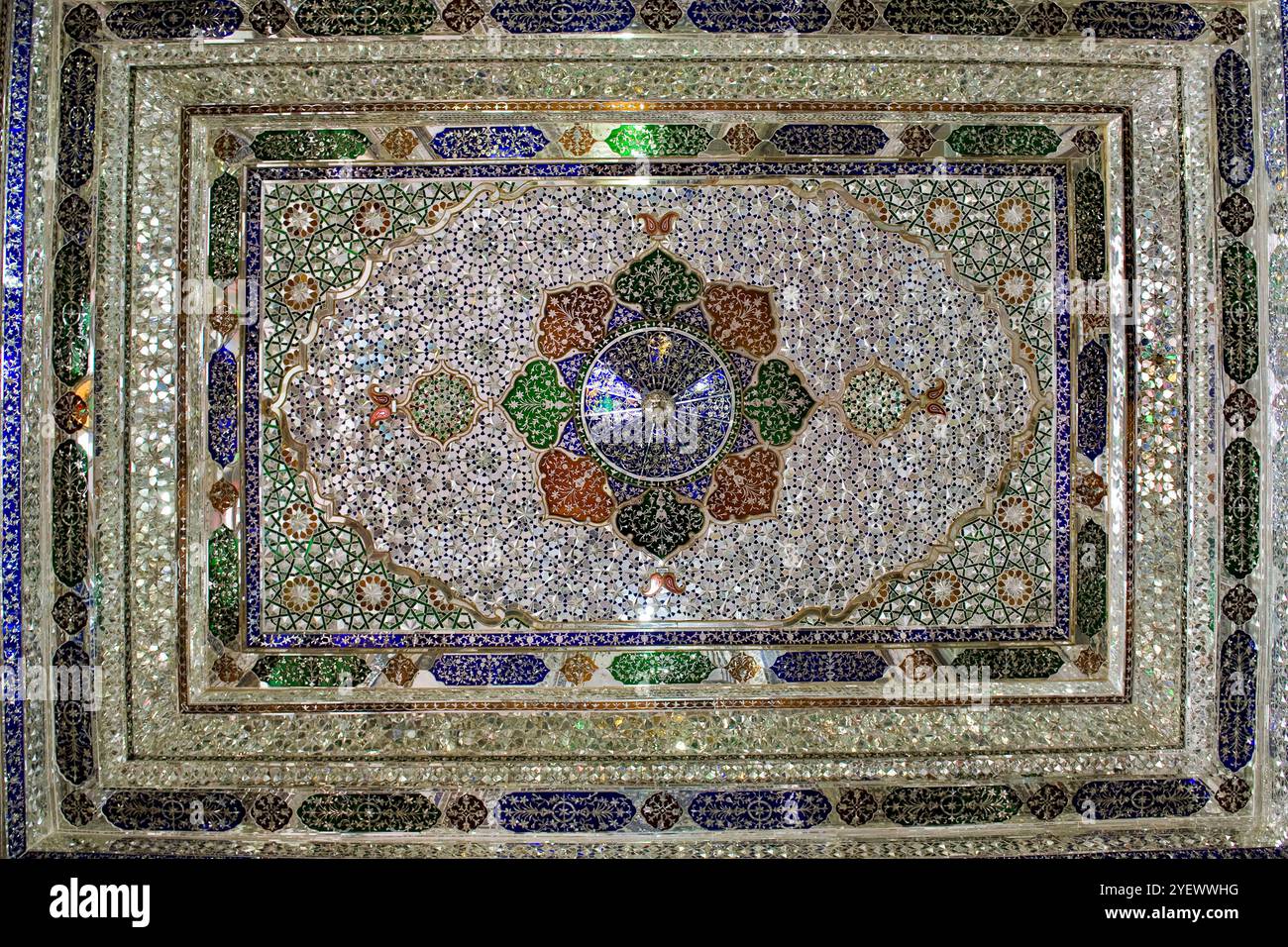 Iran. Shiraz. Orangery Of Ghavam Or Khan Teological School Palace Stock ...