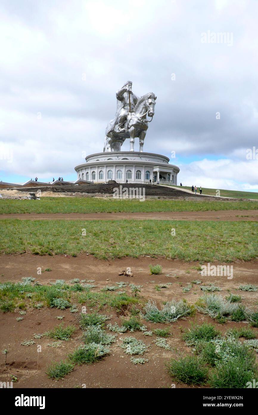Chinggis Khaan Statue. Surrounding Of Ulaan Baatar. Mongolia Stock ...