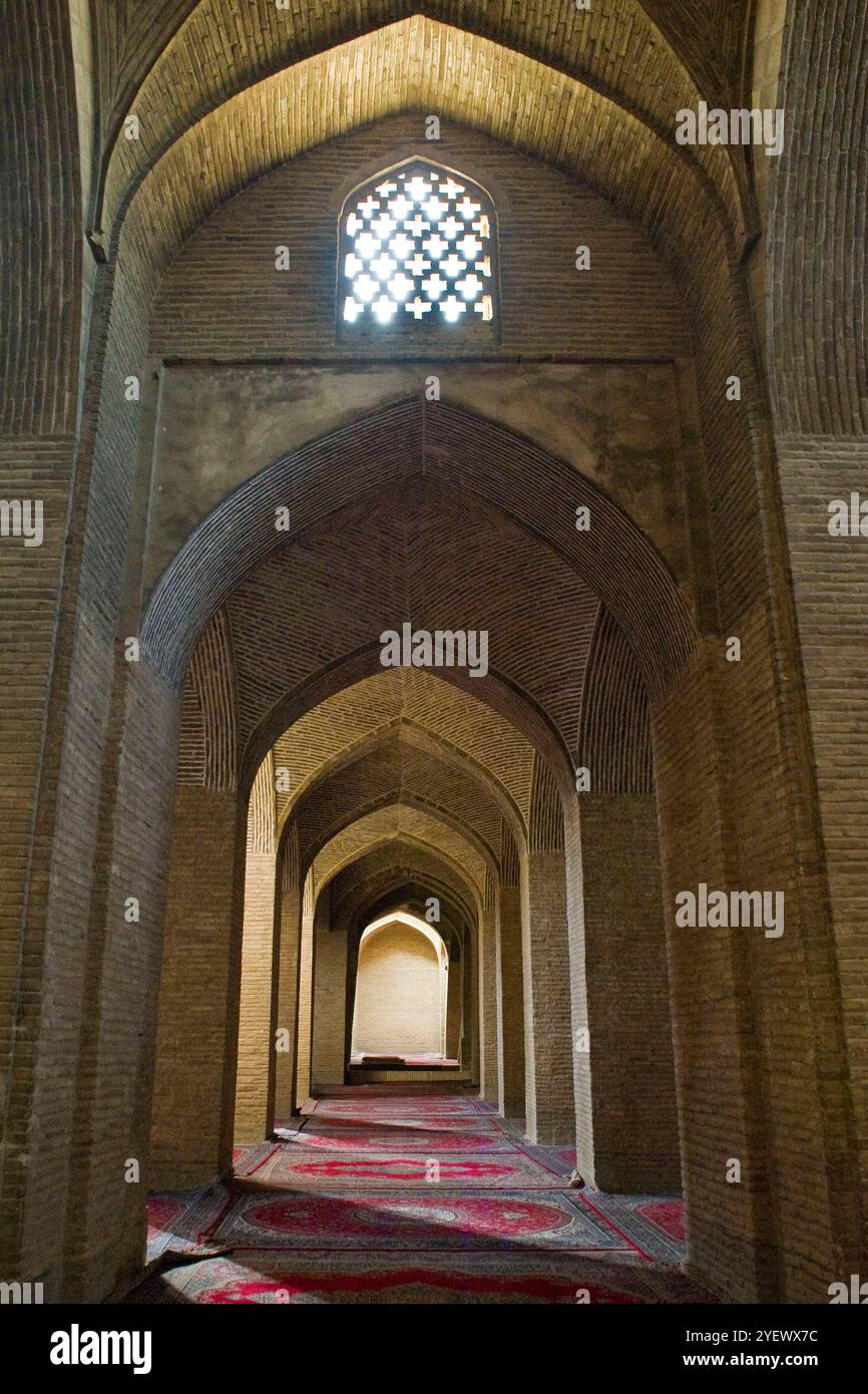 Iran. Isfahan. Old Friday Mosque Stock Photo - Alamy