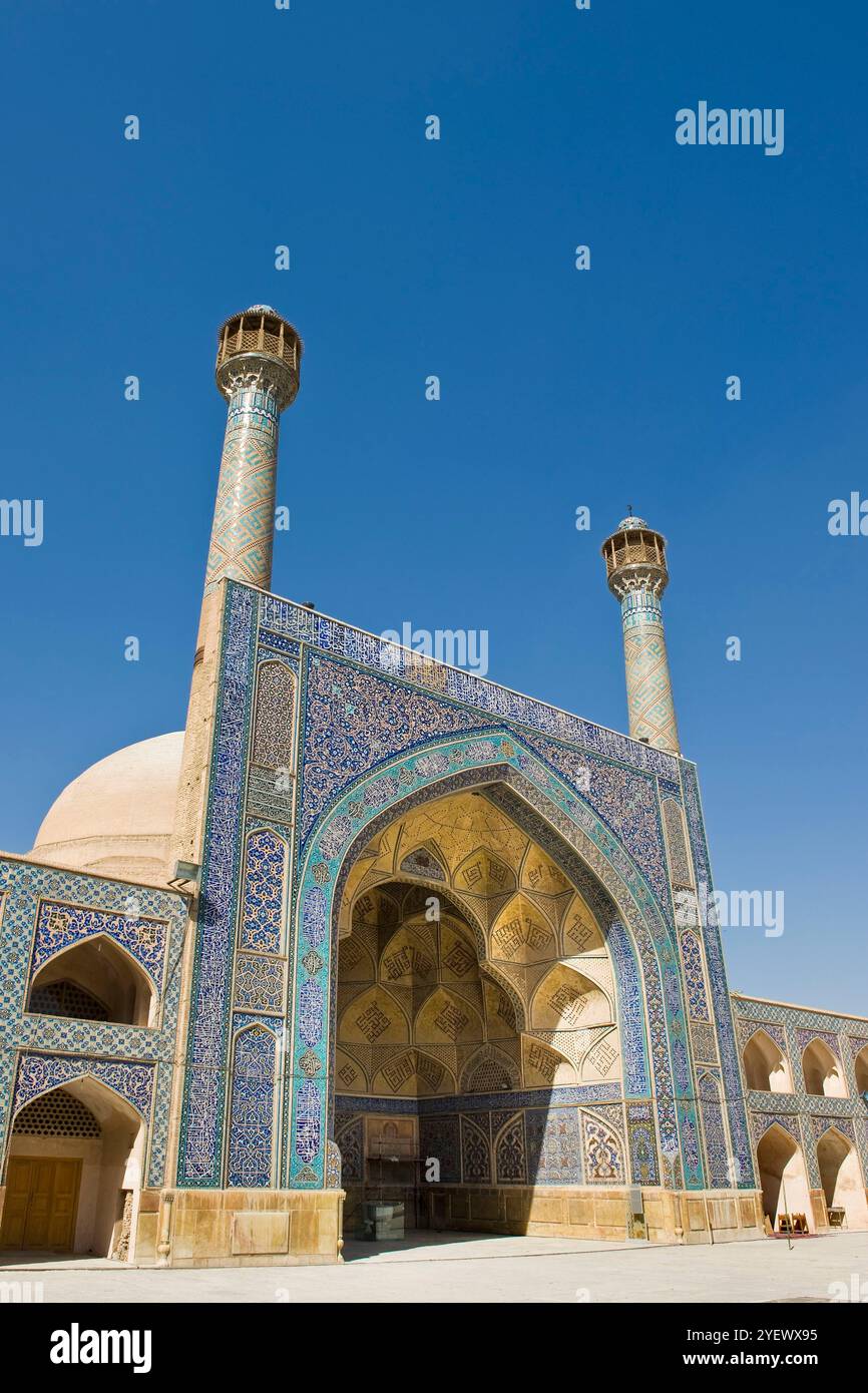 Iran. Isfahan. Old Friday Mosque Stock Photo - Alamy