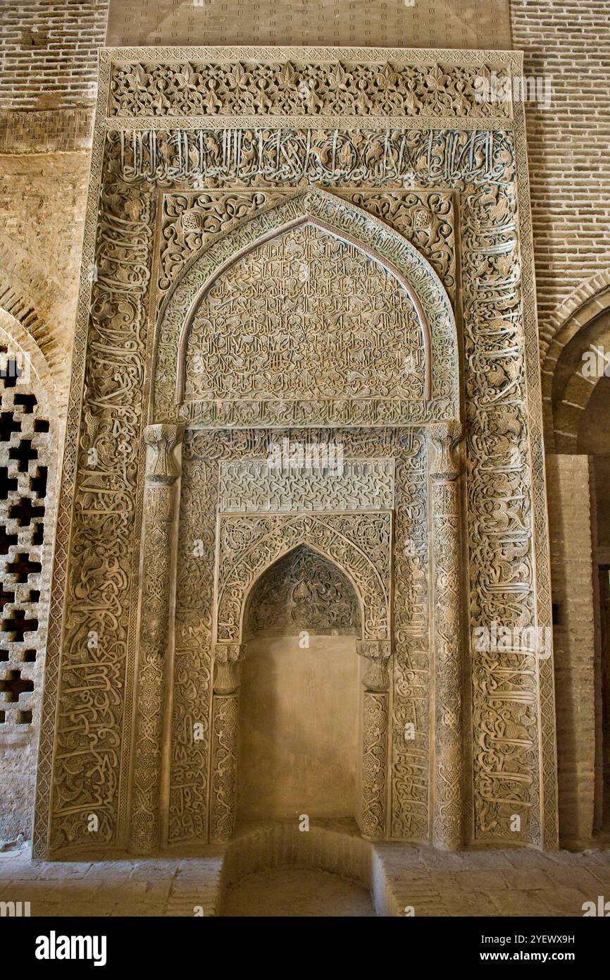 Iran. Isfahan. Old Friday Mosque Stock Photo - Alamy
