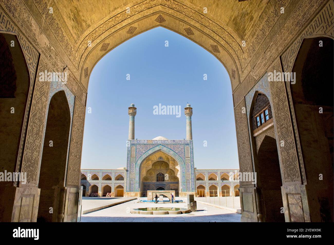 Iran. Isfahan. Old Friday Mosque Stock Photo - Alamy