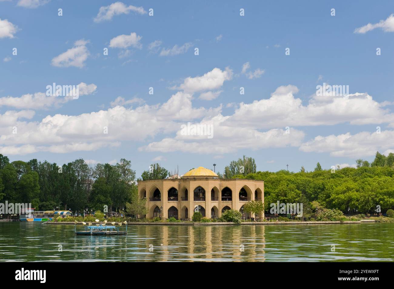 Iran. Tabriz. Ali Goli Garden and Building Stock Photo - Alamy