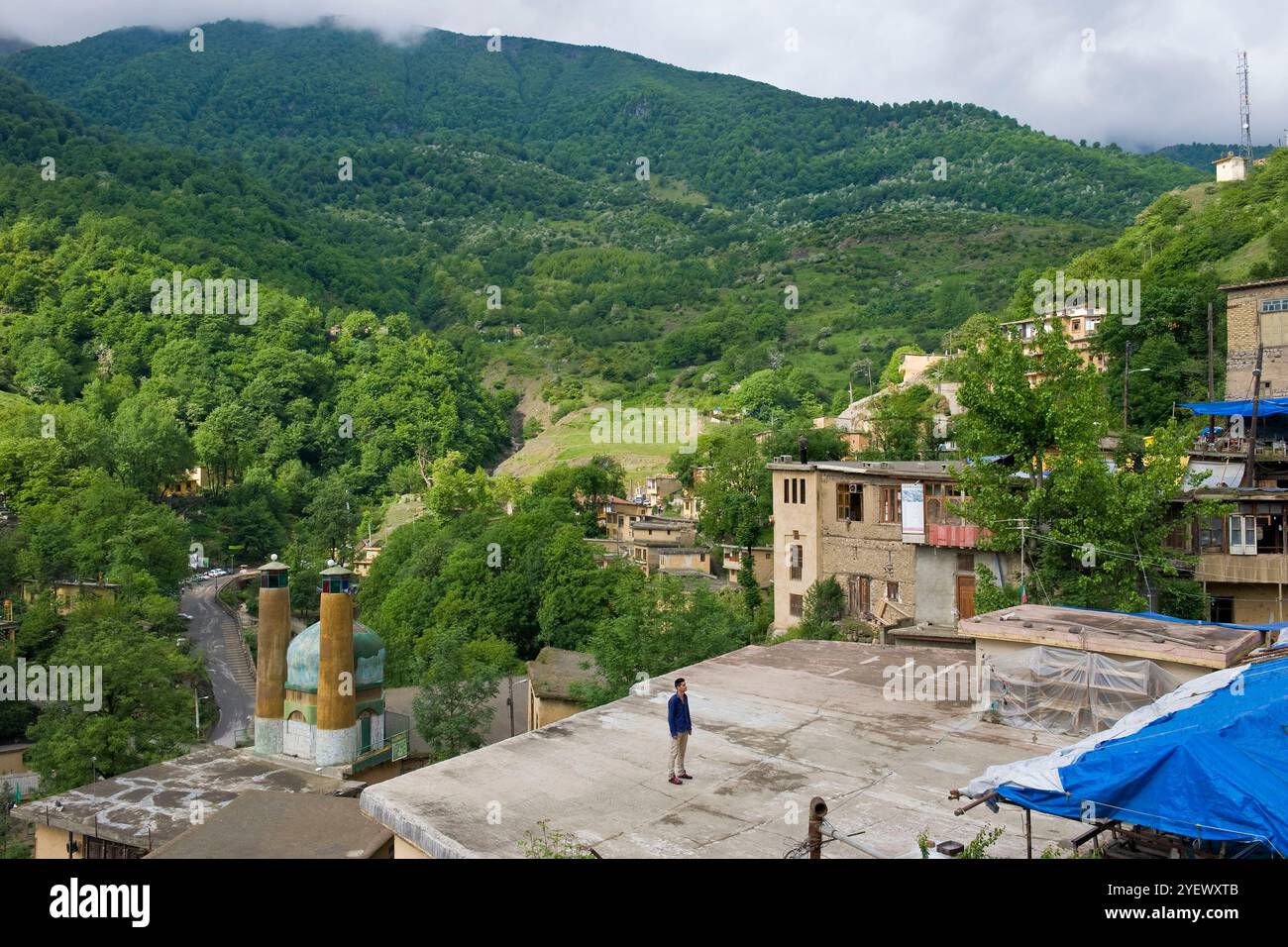 Iran. Azerbaijan Region. Masuleh. Old Village Stock Photo - Alamy