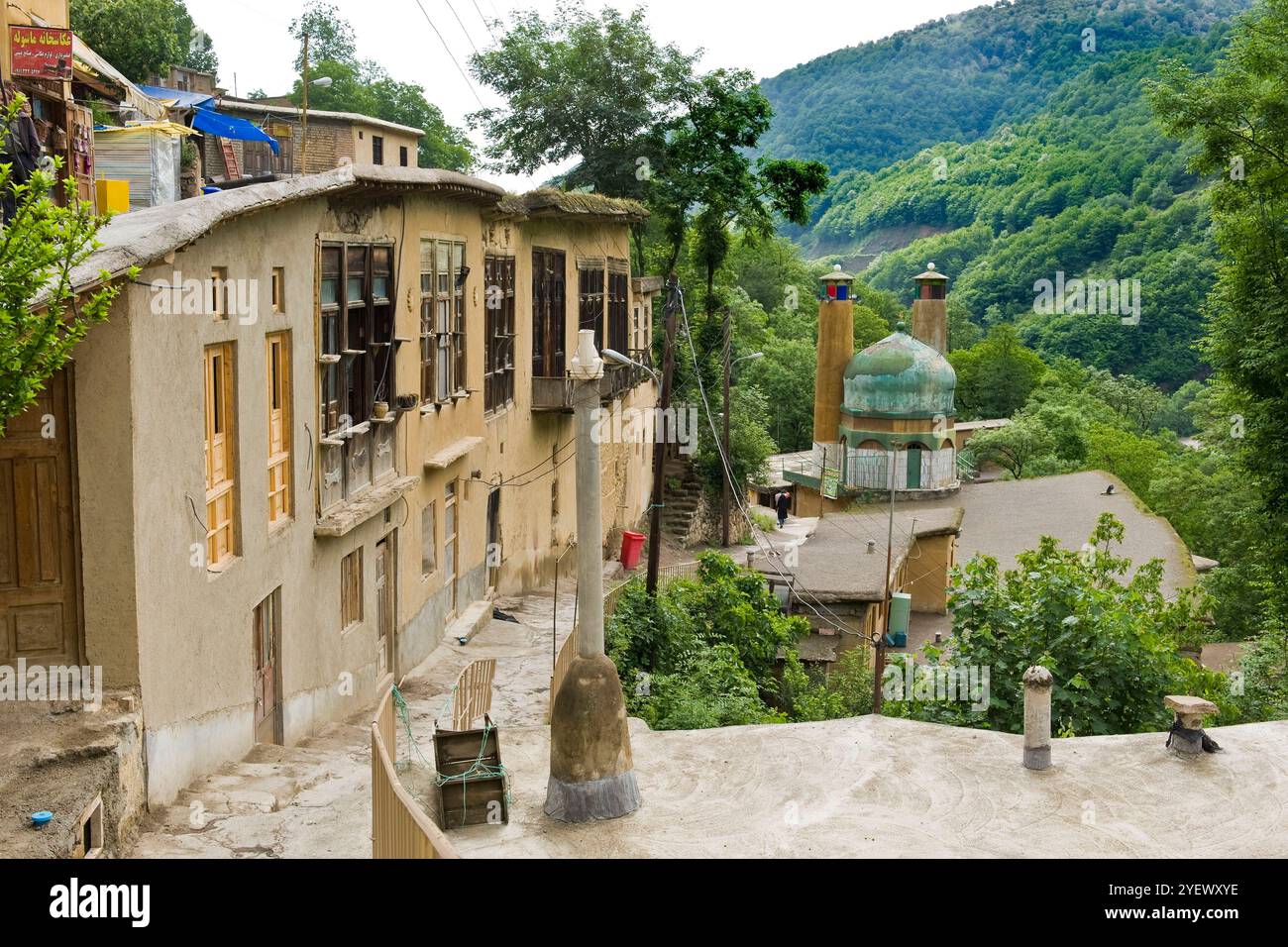 Iran. Azerbaijan Region. Masuleh Stock Photo - Alamy