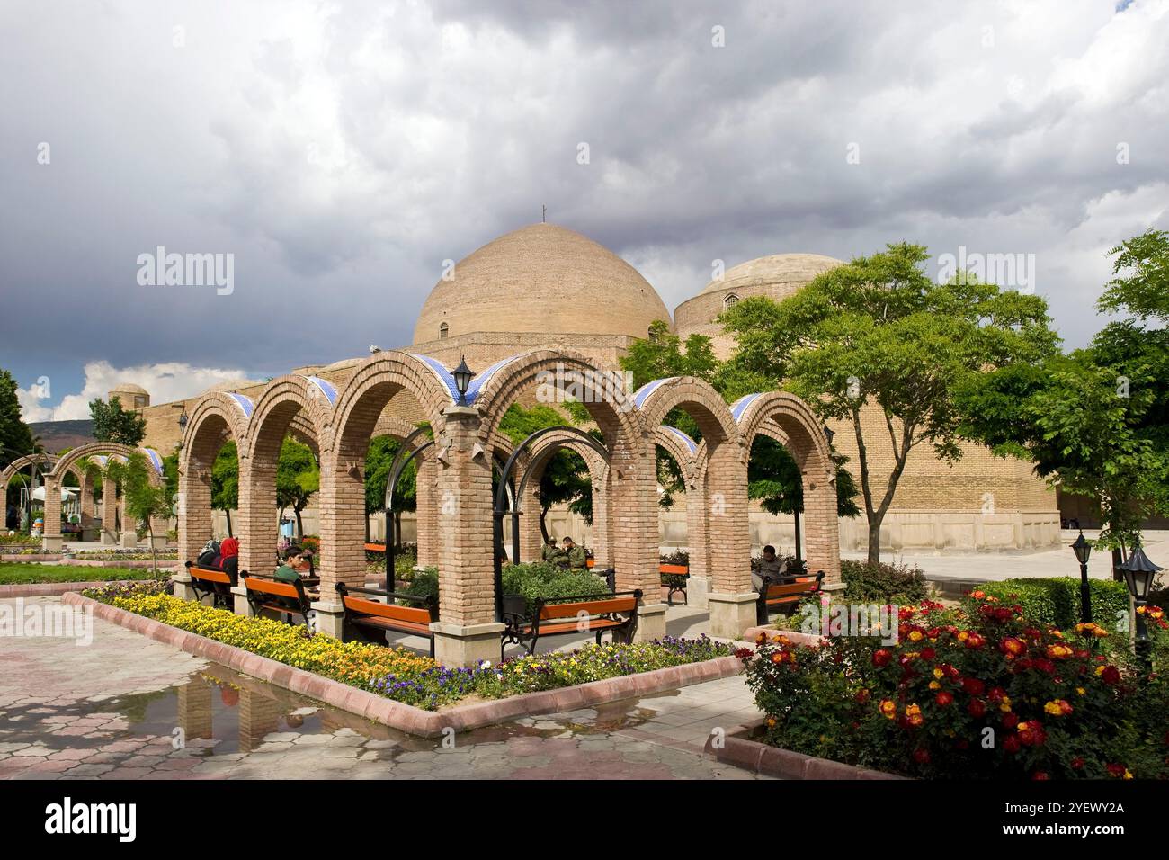 Iran. Tabriz. Blue Mosque Stock Photo - Alamy