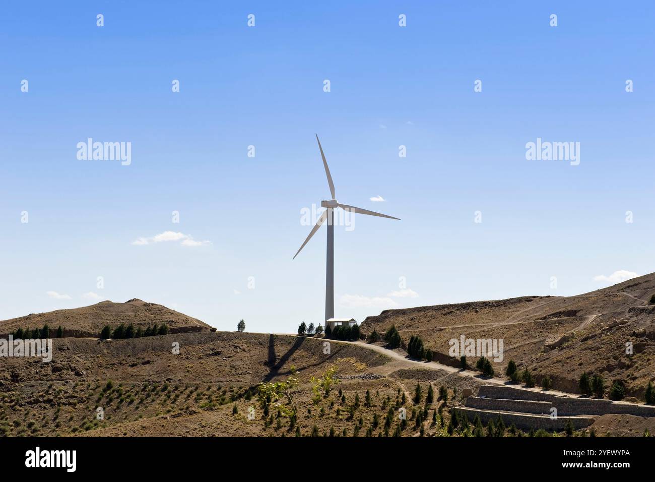 Iran. Isfahan. Wind Turbine Stock Photo - Alamy