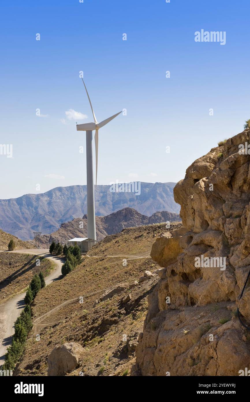 Iran. Isfahan. Wind Turbine Stock Photo - Alamy