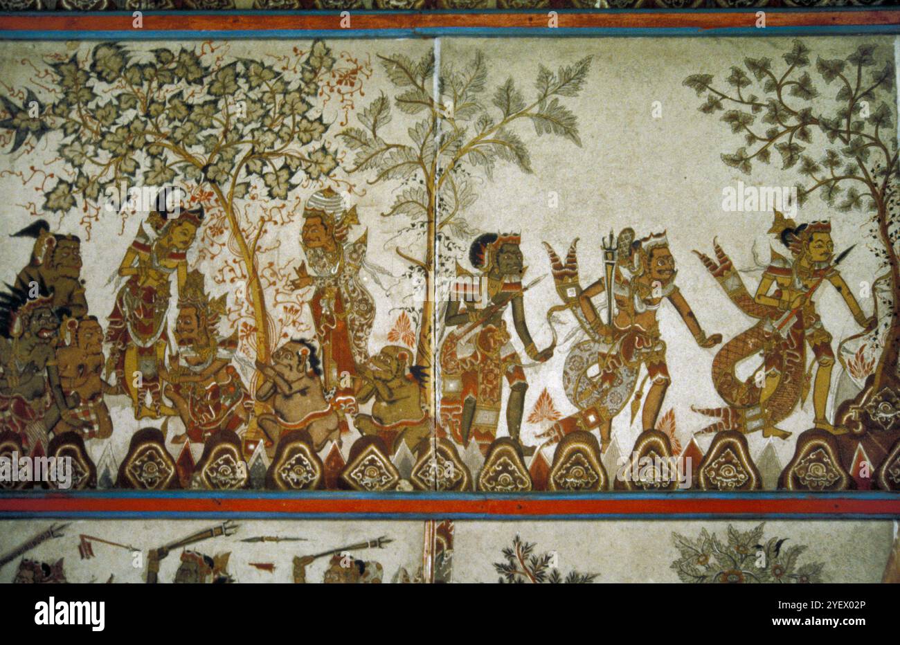 Bali. Indonesia. Traditional Painting. Ubud Stock Photo - Alamy