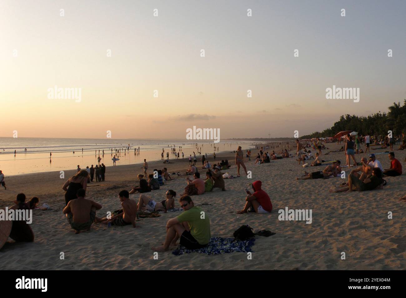 Kuta beach sunset hi-res stock photography and images - Alamy