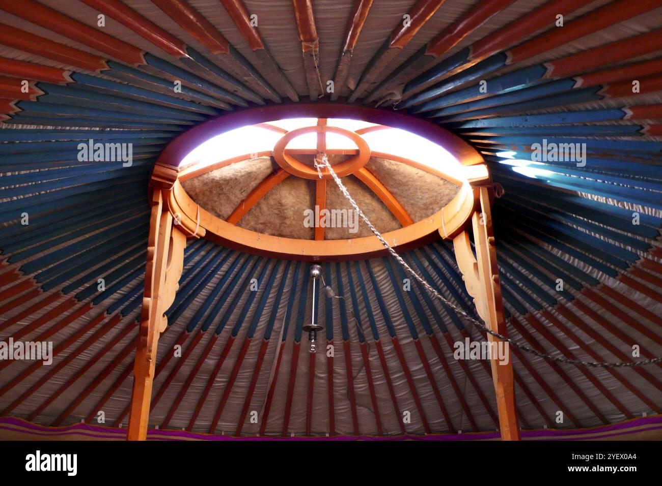 Traditional House. Ger. Mongolia Stock Photo - Alamy