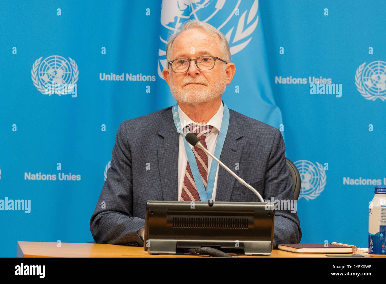 New York, NY, USA, 1 November 2024: Richard Bennett, Special Rapporteur ...