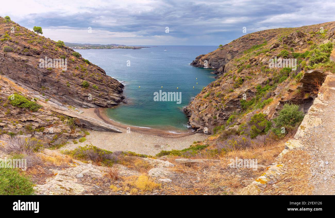 Cala Jugadora Cove, Cadaques, Spain Stock Photo - Alamy