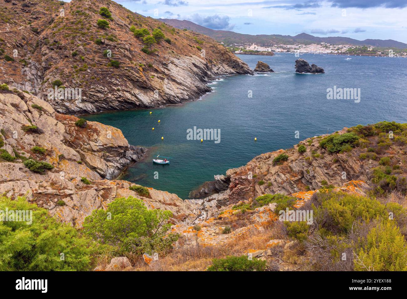 Cala Jugadora Cove, Cadaques, Spain Stock Photo - Alamy