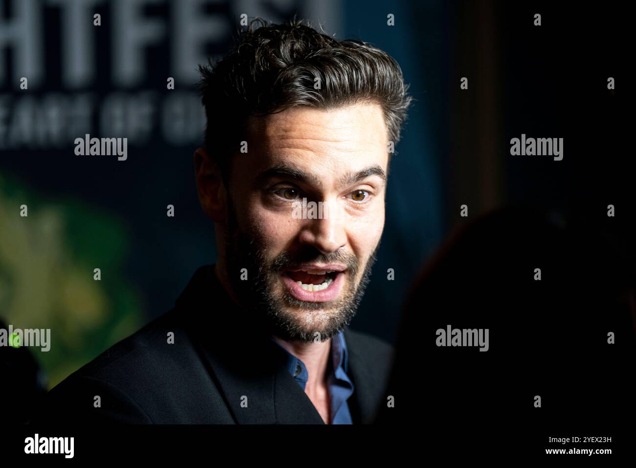 Tom Bateman attends the UK Premiere of Magpie at the Odeon Luxe in ...