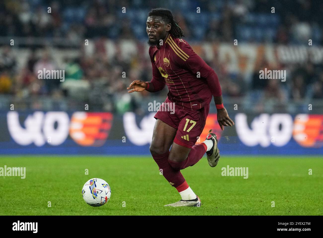 Kouadio Kone of AS Roma during the Serie A football match between AS ...