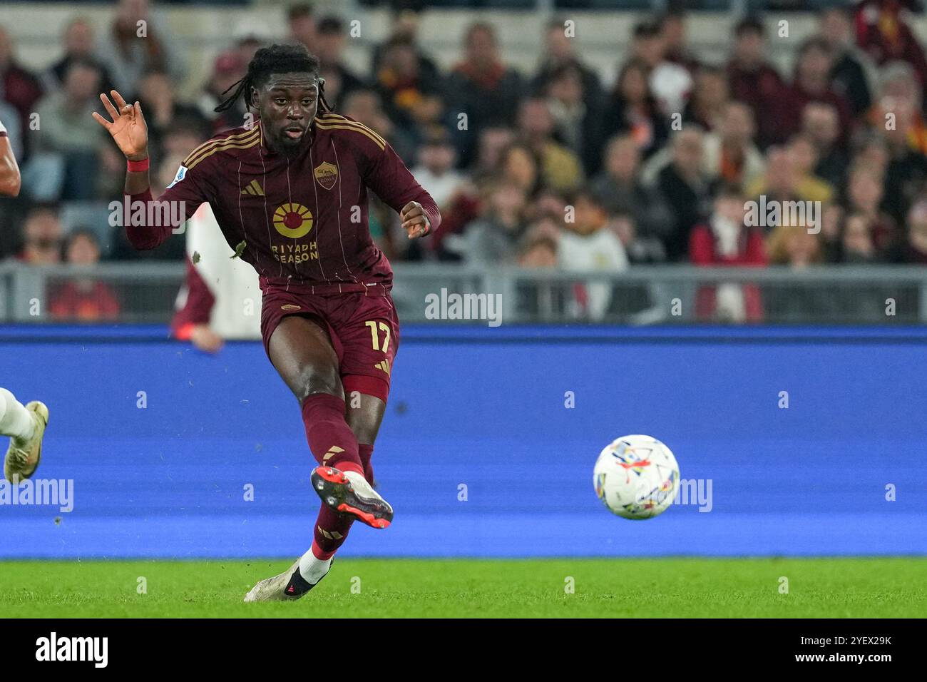 Kouadio Kone of AS Roma during the Serie A football match between AS ...