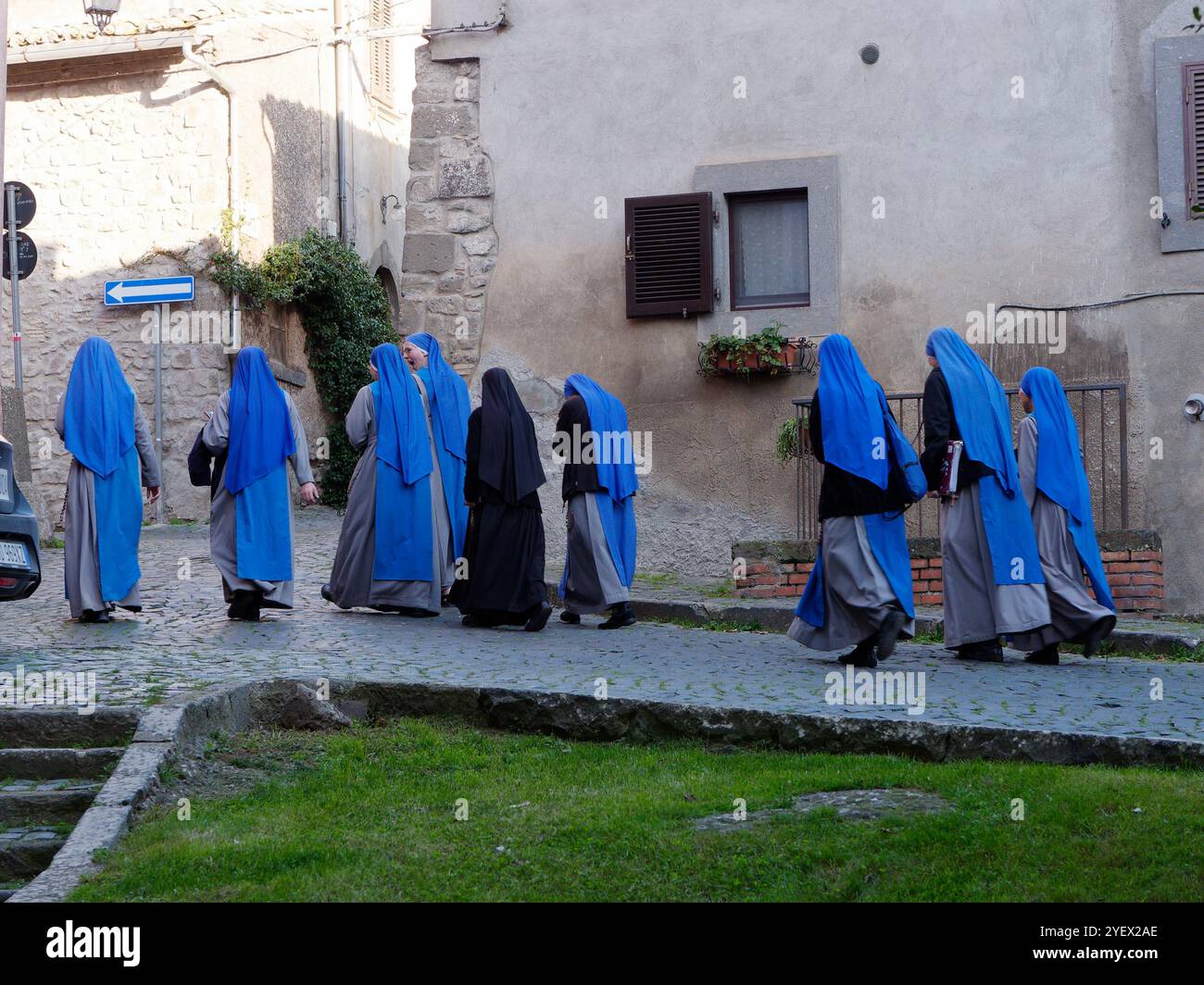 Nuns habit blue hi-res stock photography and images - Alamy