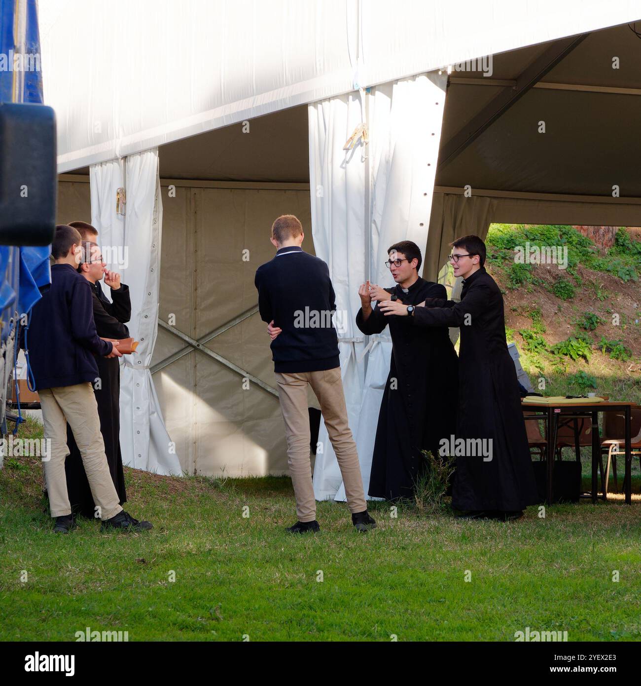 Trainee priests hi-res stock photography and images - Alamy