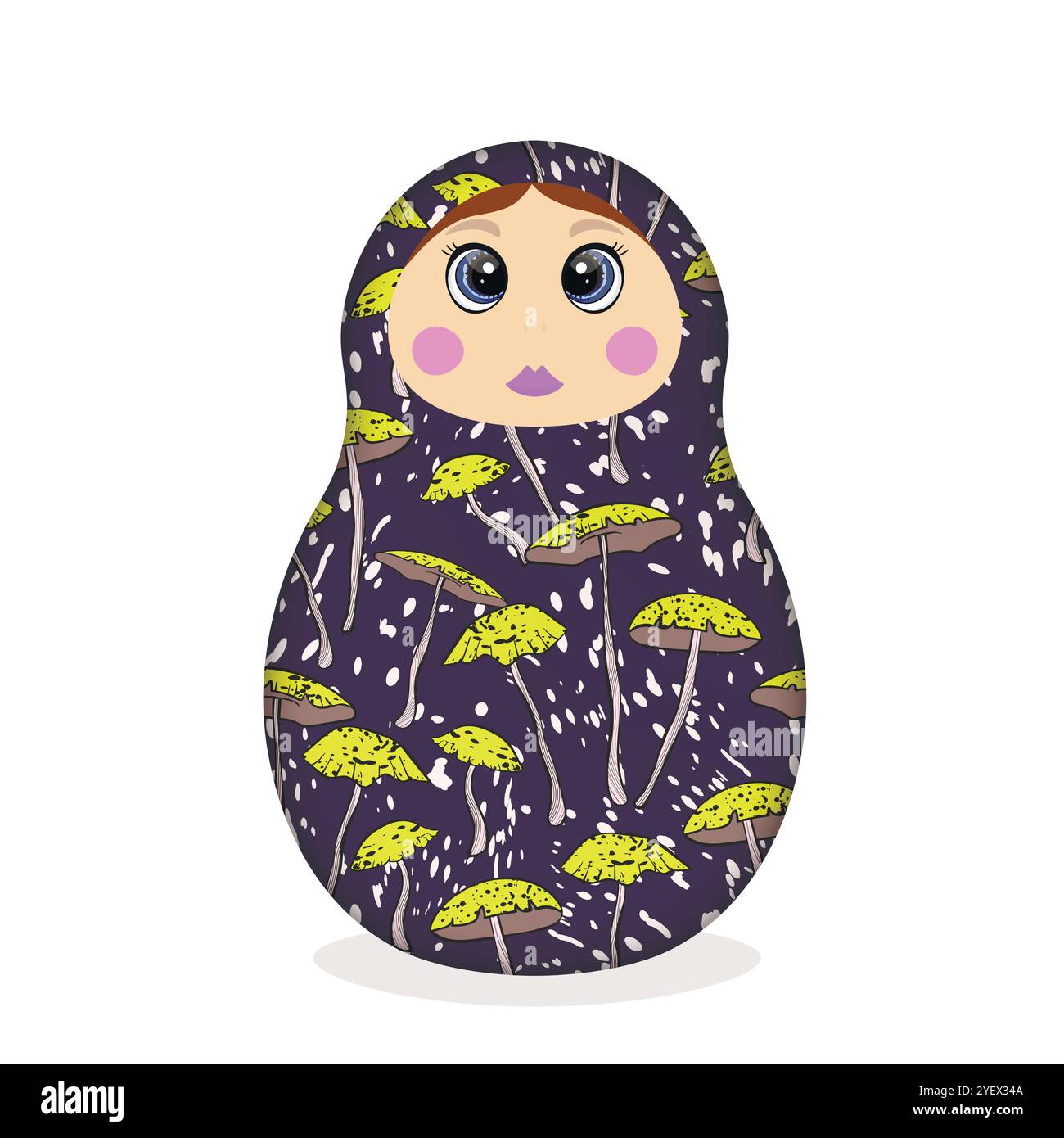 Doll lips Stock Vector Images - Alamy