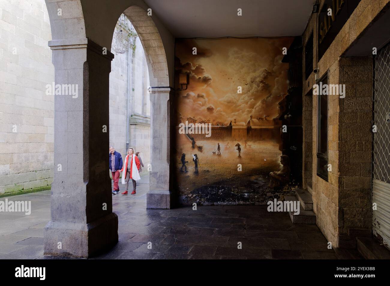 The city of Lugo in Galicia, Northern Spain Stock Photo - Alamy
