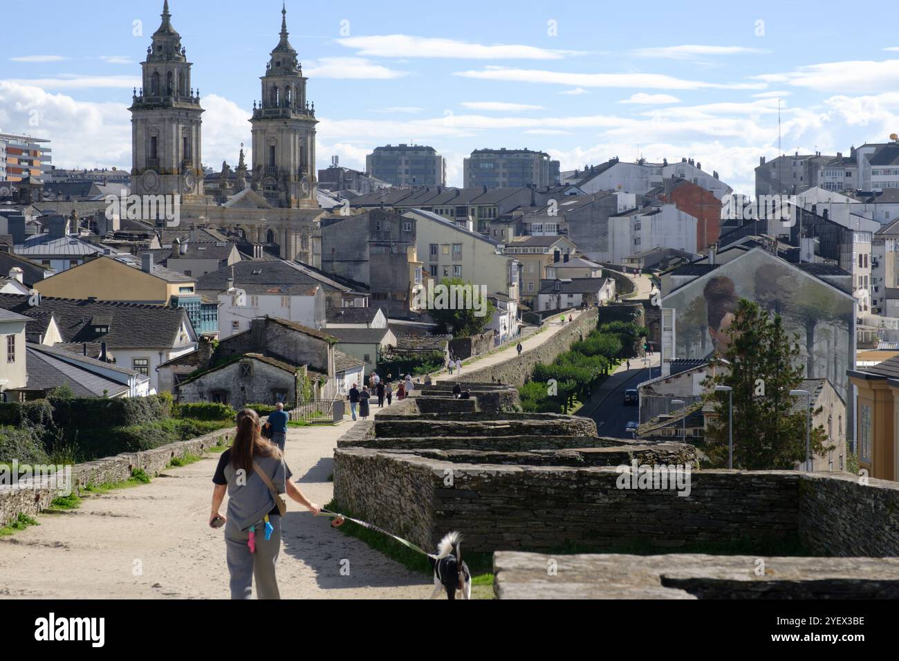The city of Lugo in Galicia, Northern Spain Stock Photo - Alamy