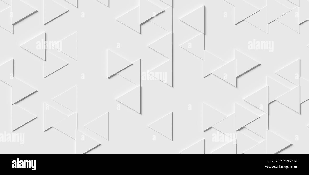 Sparsely filled array or grid of offset triangles geometrical ...