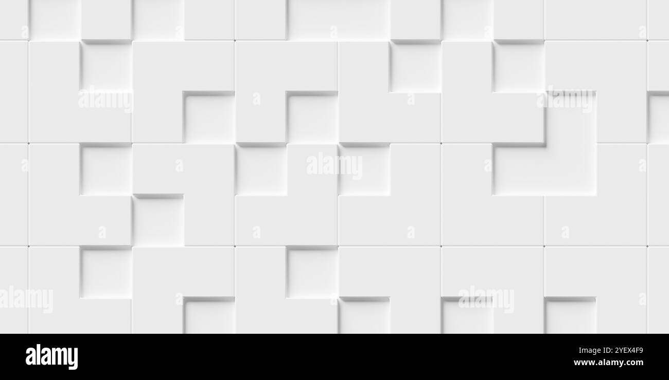 Inset white angled cube boxes block background wallpaper banner ...