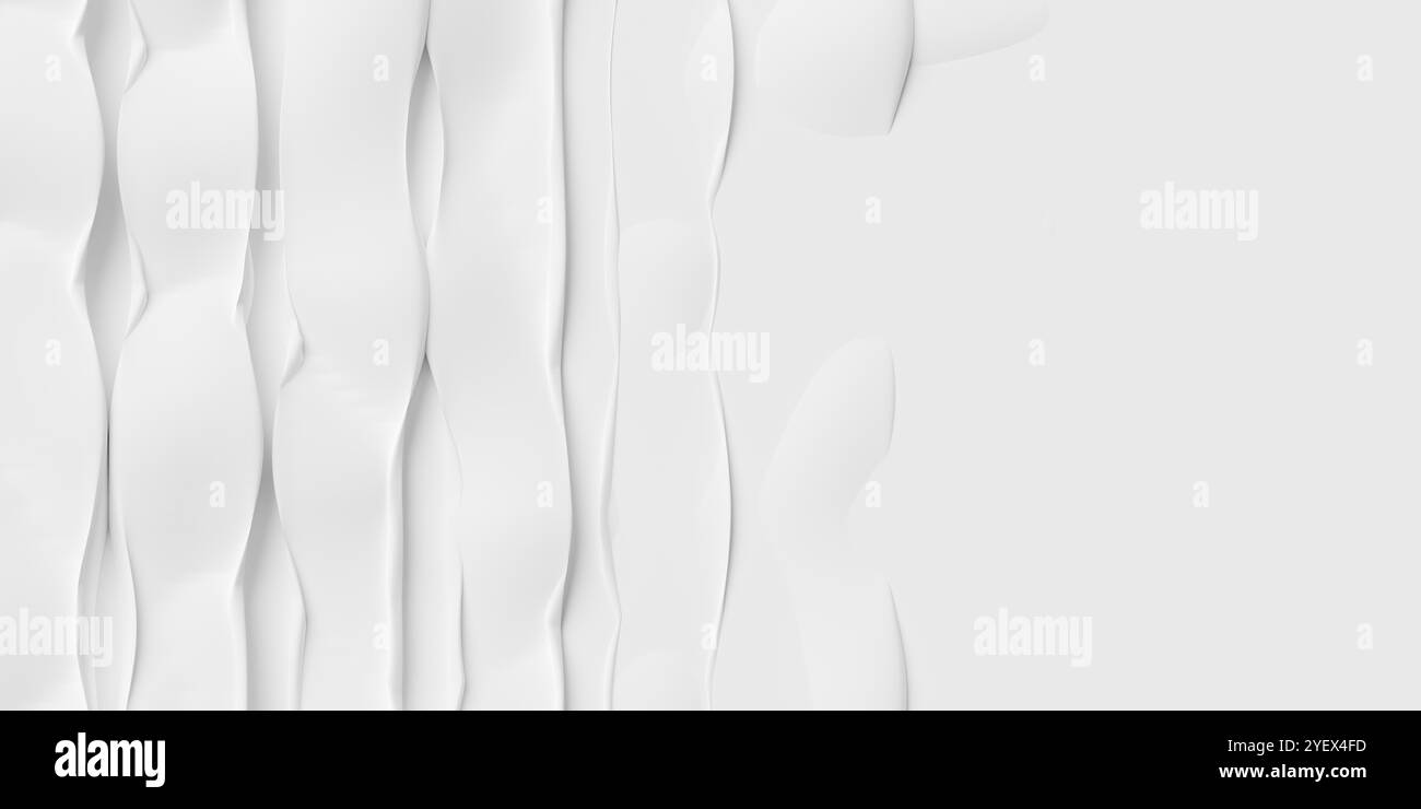 Abstract modern paper look minimal white blocks with crumpled edges ...