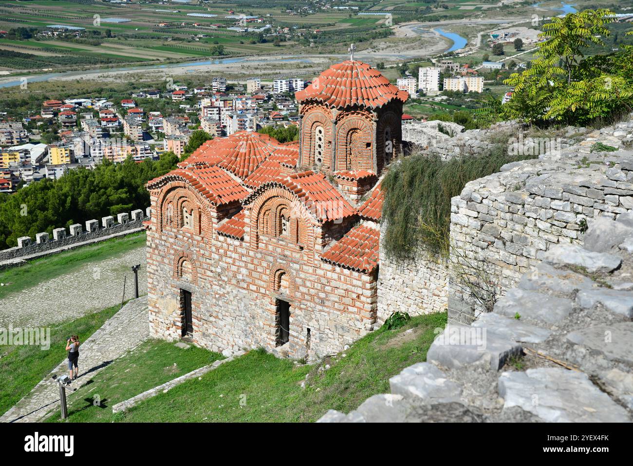 The Holy Trinity Church in Berat, Albania, was built in the Middle Ages ...