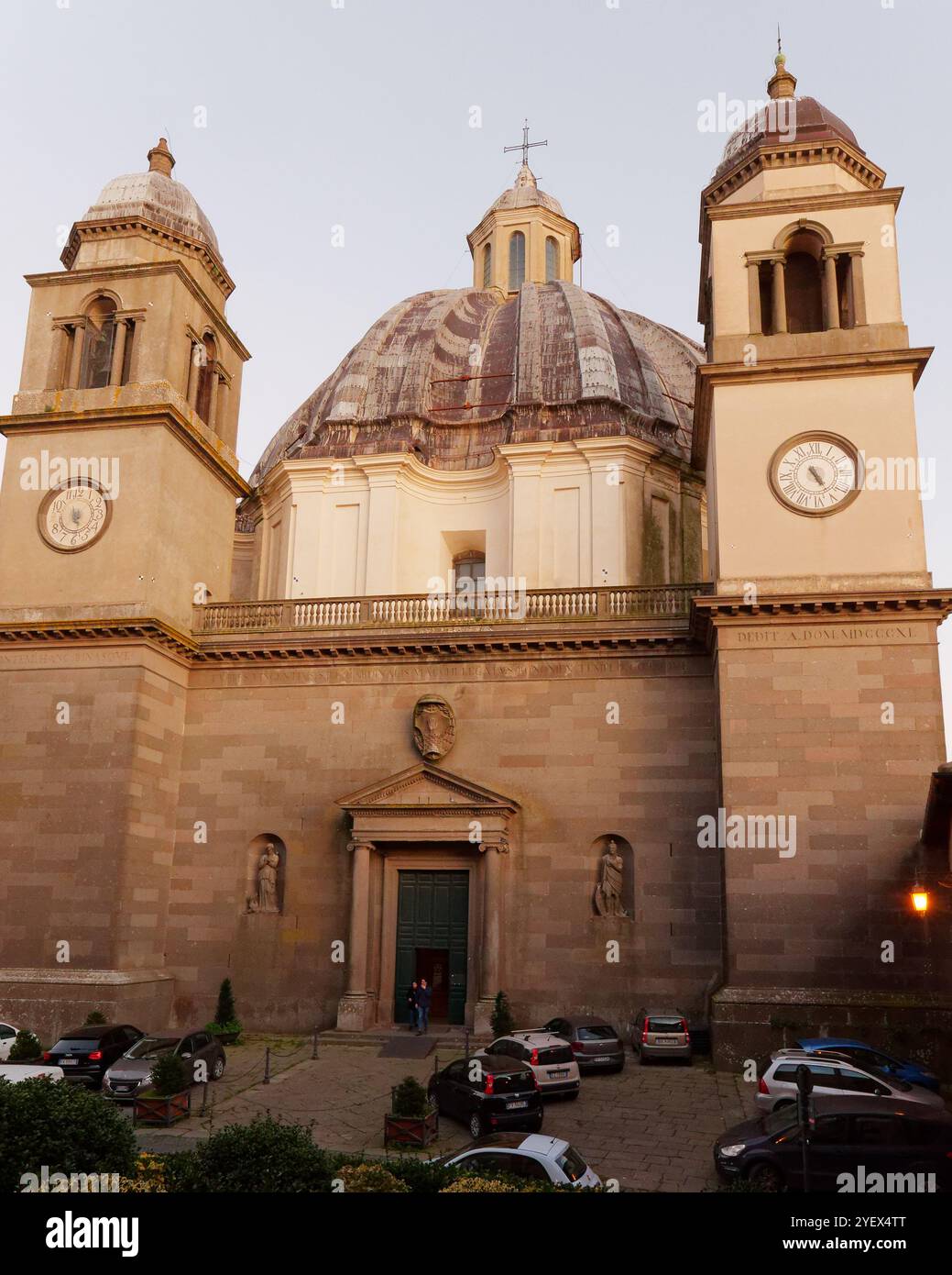 Cathedral santa margherita in montefiascone hi-res stock photography ...