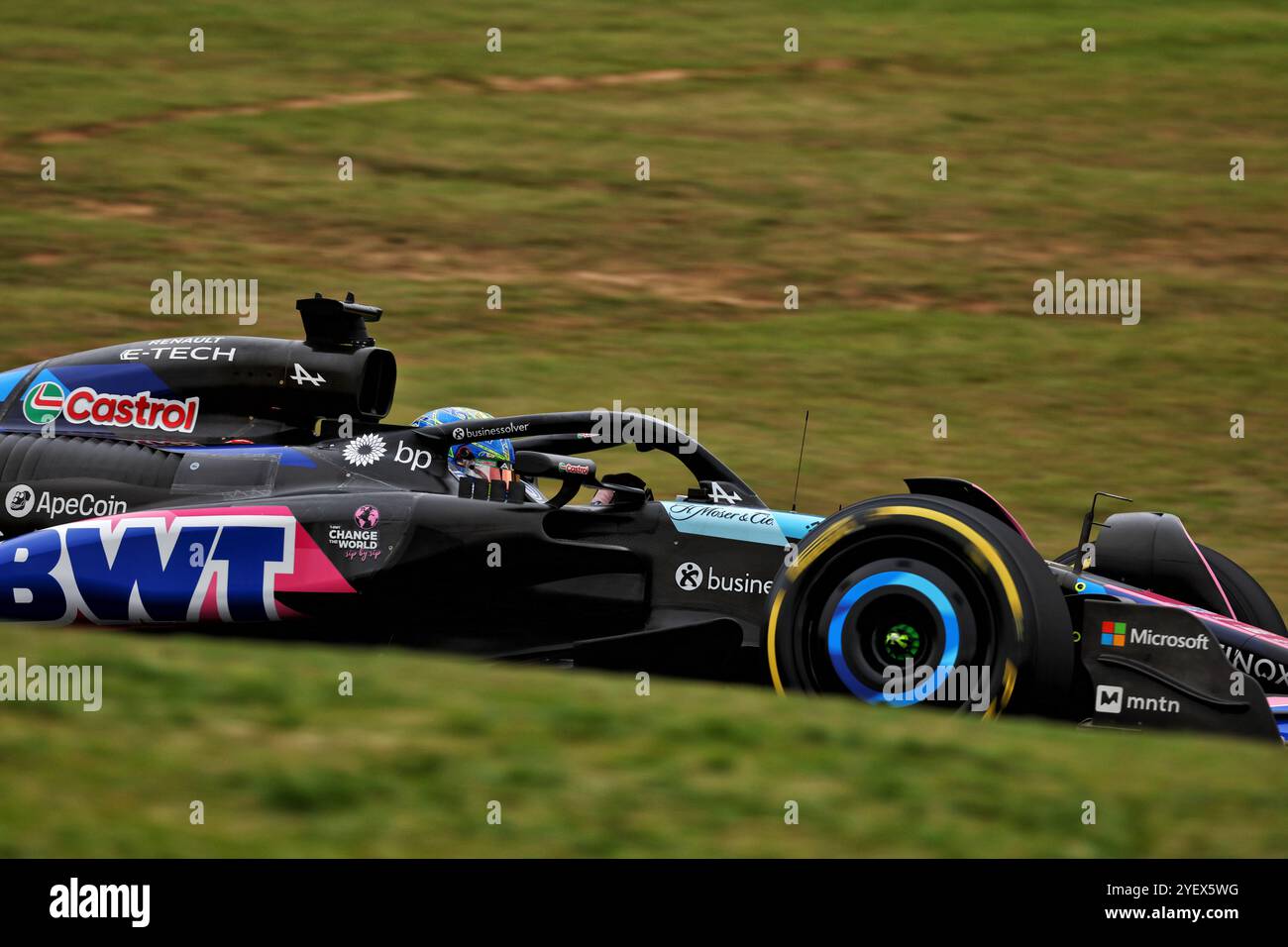 Sao Paulo, Brazil. 01st Nov, 2024. Esteban Ocon (FRA) Alpine F1 Team ...