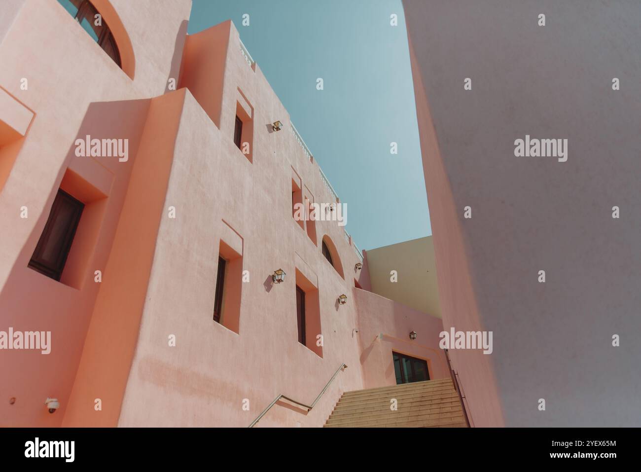 Alicante spain pink building hi-res stock photography and images - Alamy