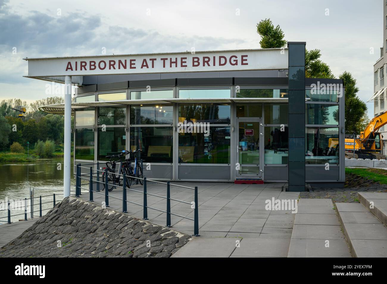 The Airborne at the Bridge museum, Arnhem, The Netherlands Stock Photo ...