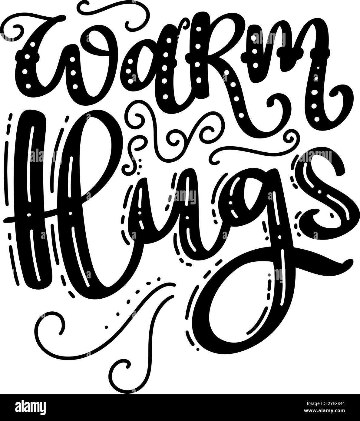 Gentle hugs Stock Vector Images - Alamy