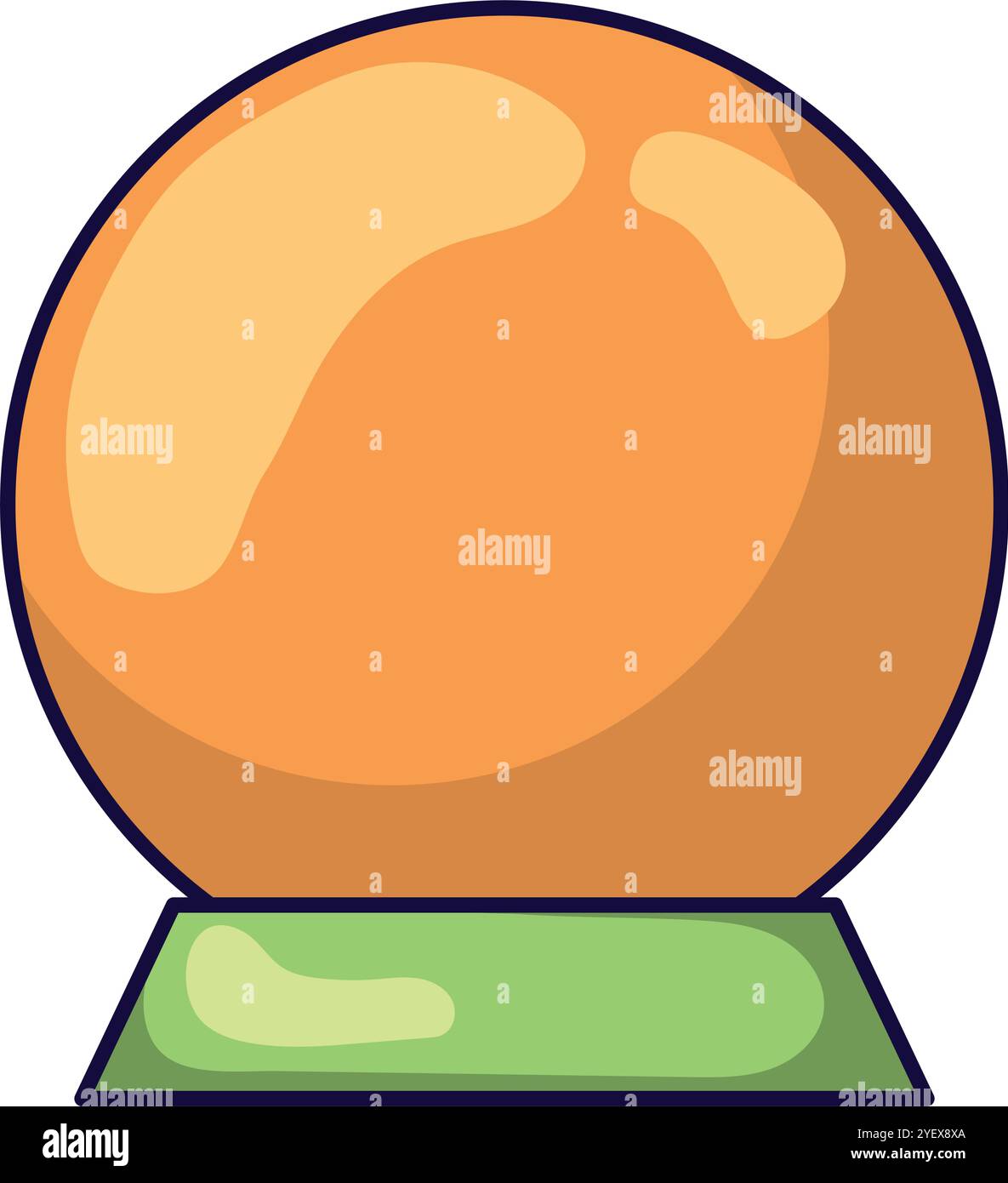 Prophecy crystal ball Stock Vector Images - Alamy