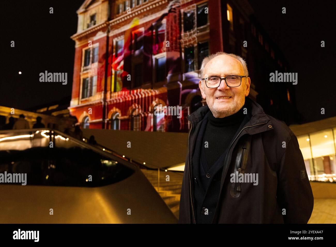 EDITORIAL USE ONLY Sir Peter Murray attends the unveiling of a ...