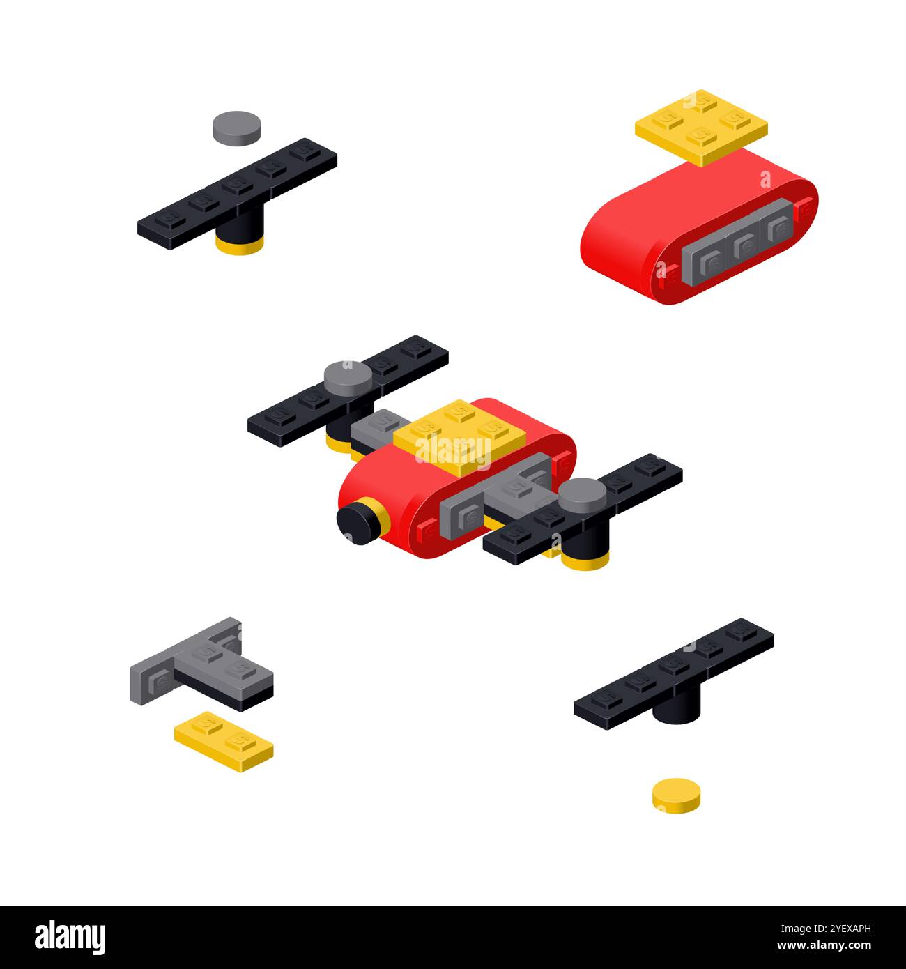 Uav cube Stock Vector Images - Alamy