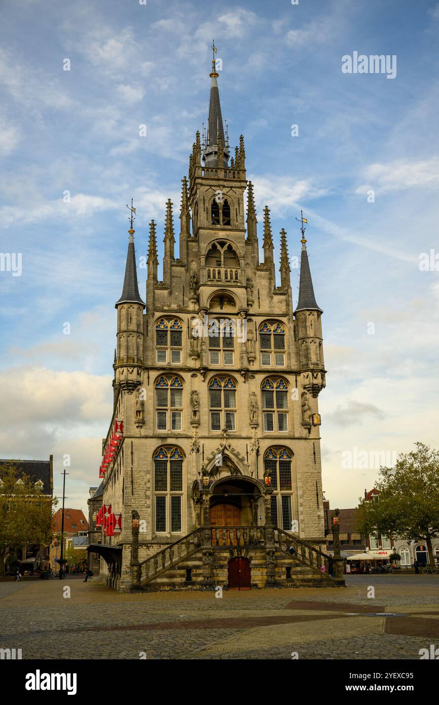 The Gouda Stadhuis,(Gouda Town Hall) at the Markt, Gouda, The ...