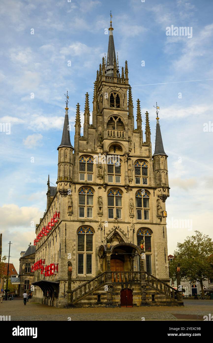 The Gouda Stadhuis,(Gouda Town Hall) at the Markt, Gouda, The ...