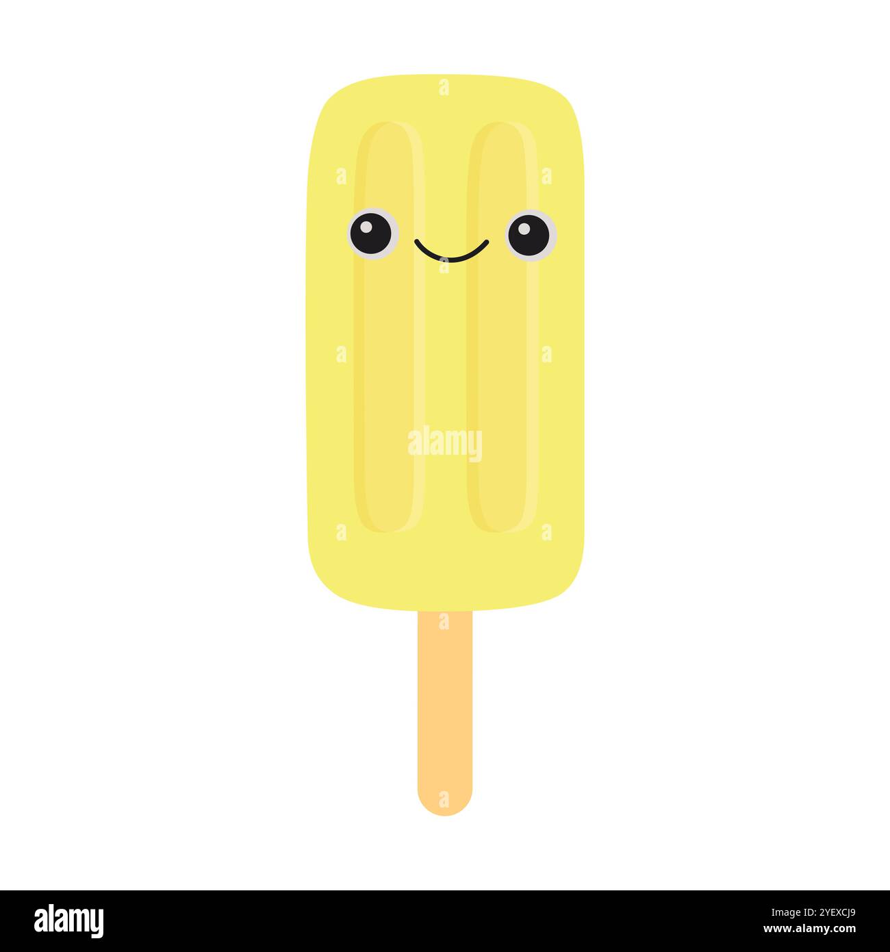 Cute ice cream with smiling face Stock Vector Image & Art - Alamy