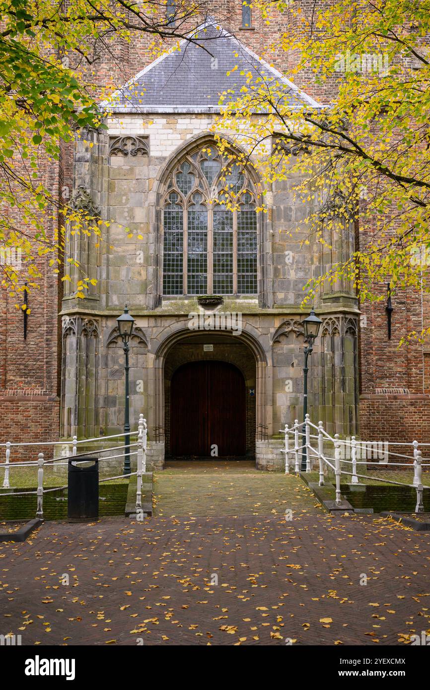 Entrance to the Oude Kerk, Delft, The Netherlands Stock Photo - Alamy