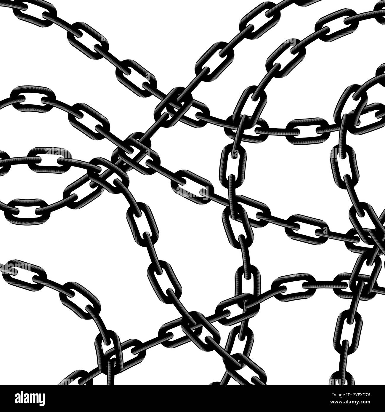 Vector chain pattern. Black chain background Stock Vector Image & Art ...