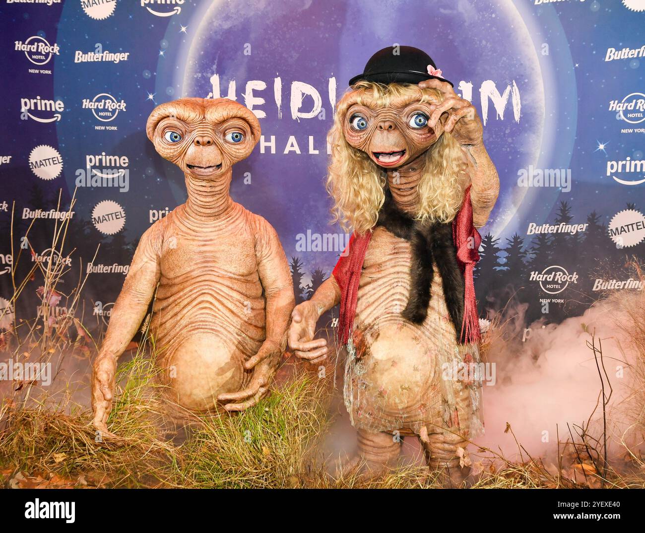 Heidi Klum, right, and Tom Kaulitz attend Heidi Klum's 23rd annual ...